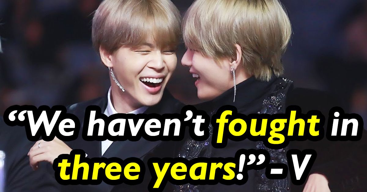 BTS Reveals Which Members Fight Most And What Arguments Cause Them ...