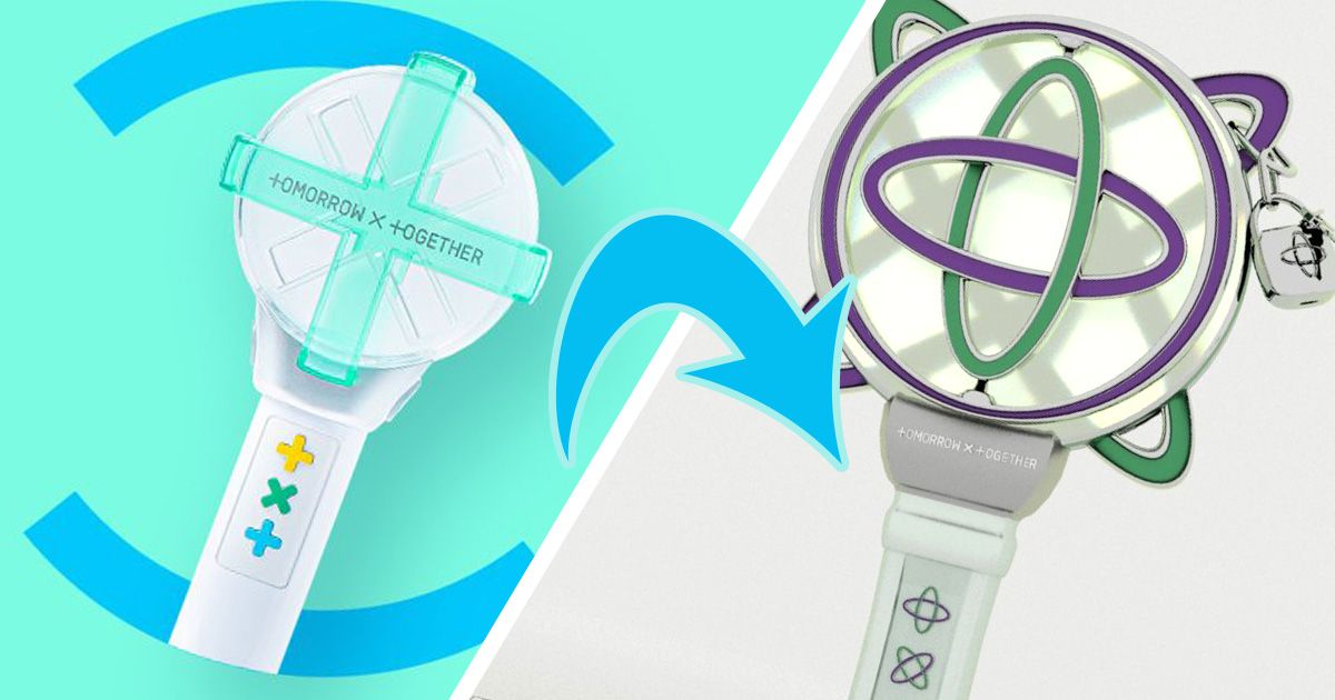 Fan Design Of TXT's Lightstick Is So Stunning It Was Mistaken For ...