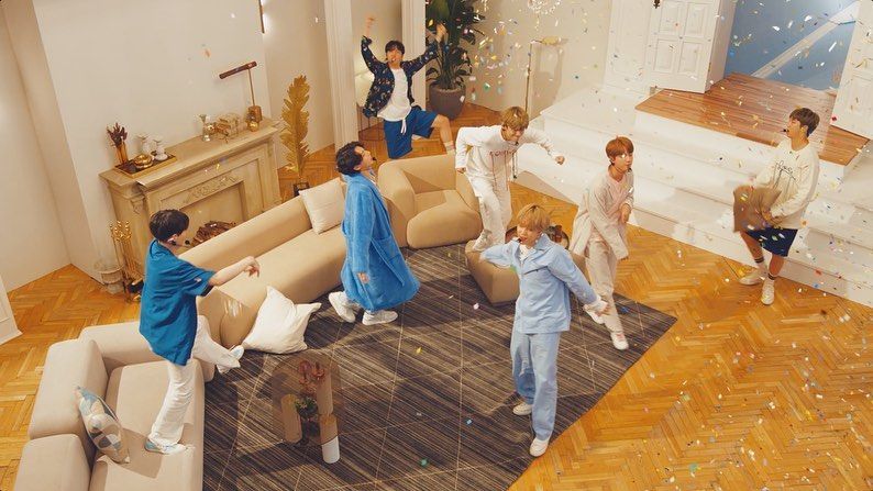 Here's What BTS's "Home" Set Looks Like In Real Life