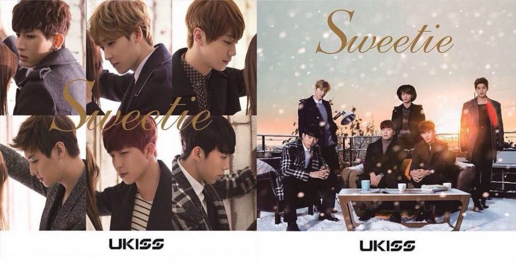 U-KISS's Kevin shares album covers for their single "SWEETIE"