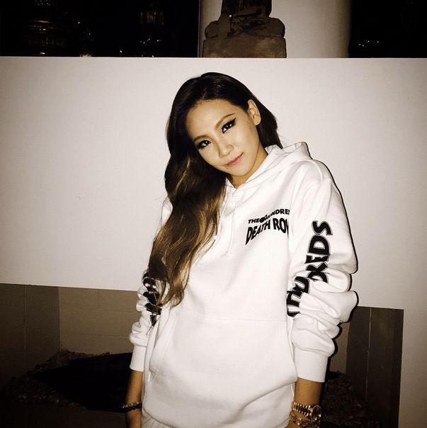 CL raises anticipation for American debut with studio time photo