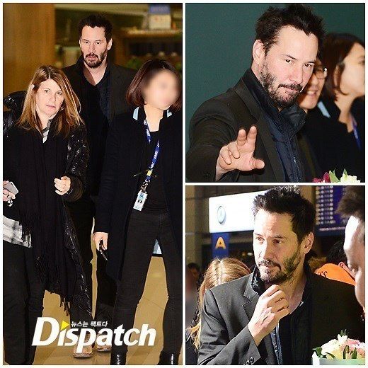 Keanu Reeves enters Korea for the first time in 7 years