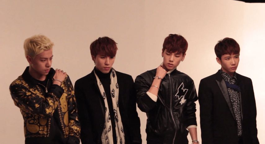 HIGH4 releases BTS video for their jacket photoshoot