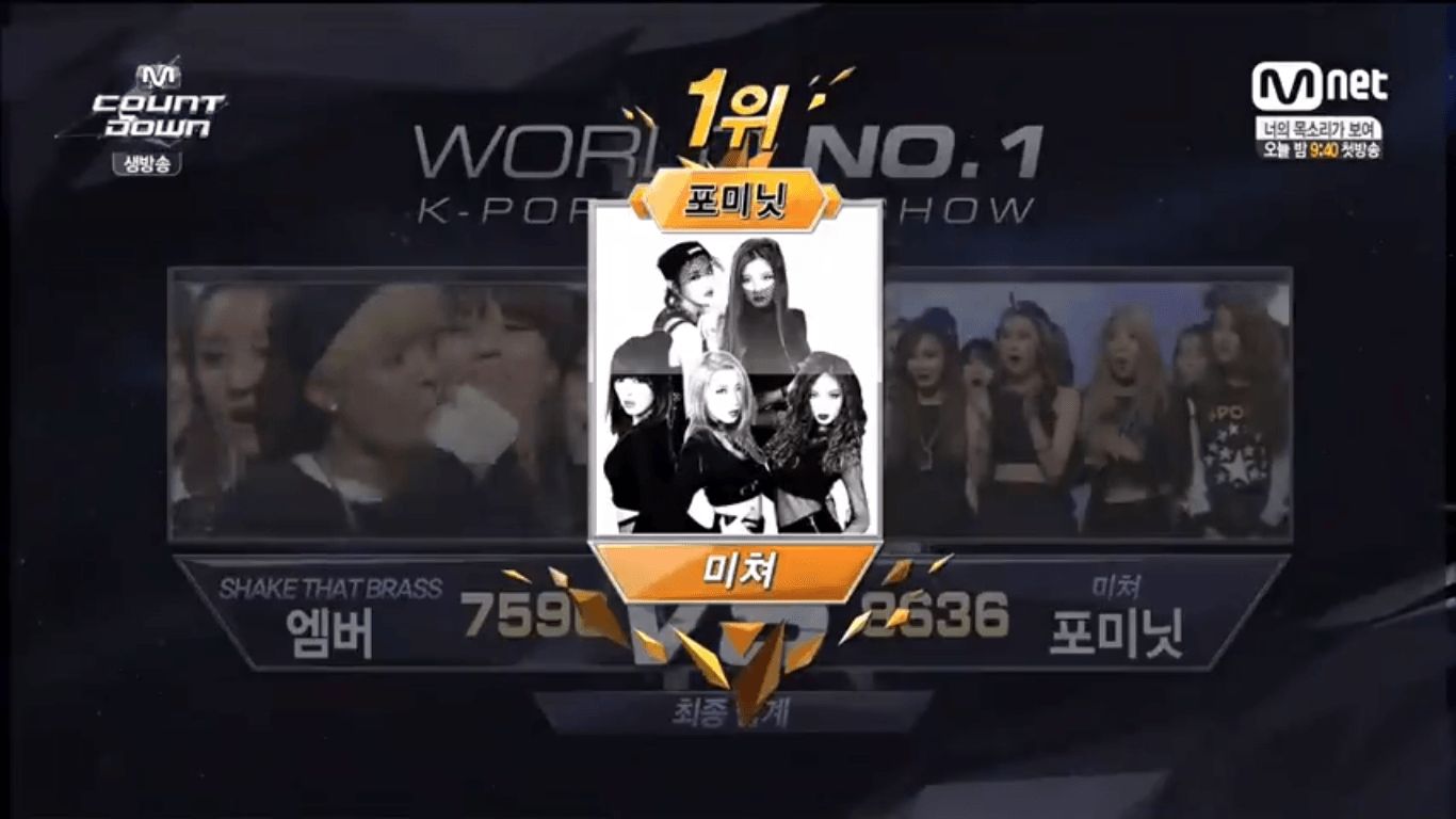 4MINUTE wins second consecutive trophy on Mnet M! Countdown with “Crazy”