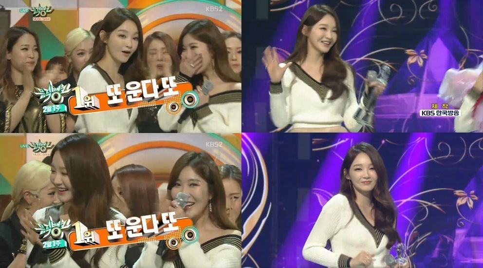 Davichi takes first place on KBS Music Bank