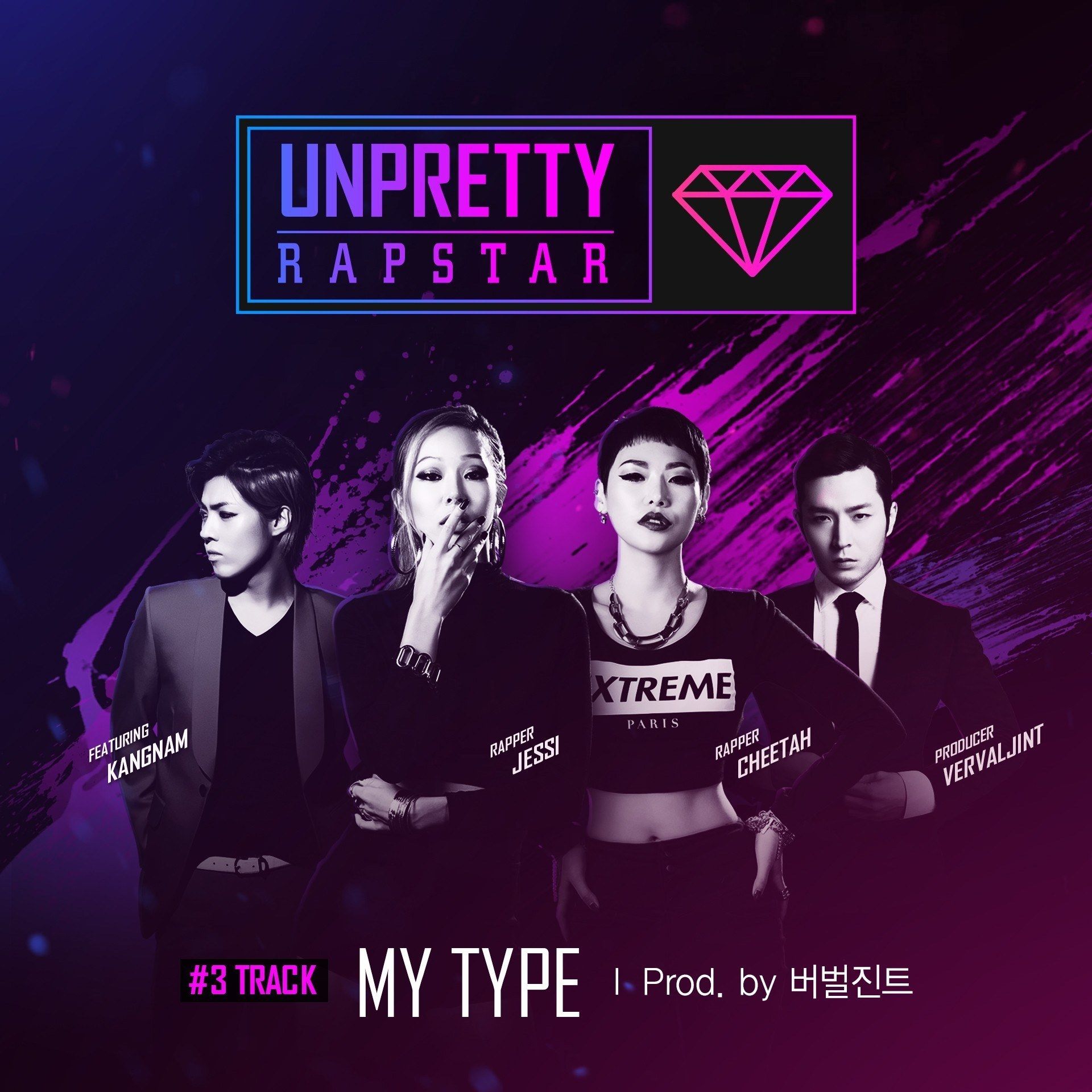 Jessi, Cheetah, and Kangnam drop "My Type" produced by Verbal Jint