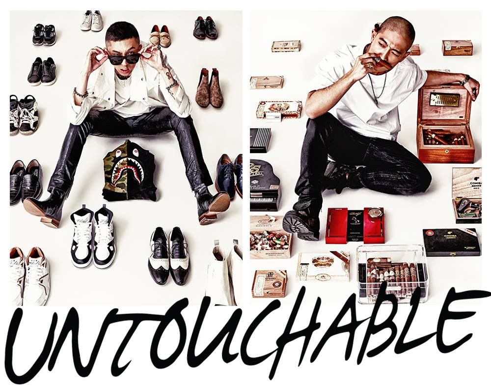 Untouchable surrounds themselves with luxurious shoes and cigars for ...