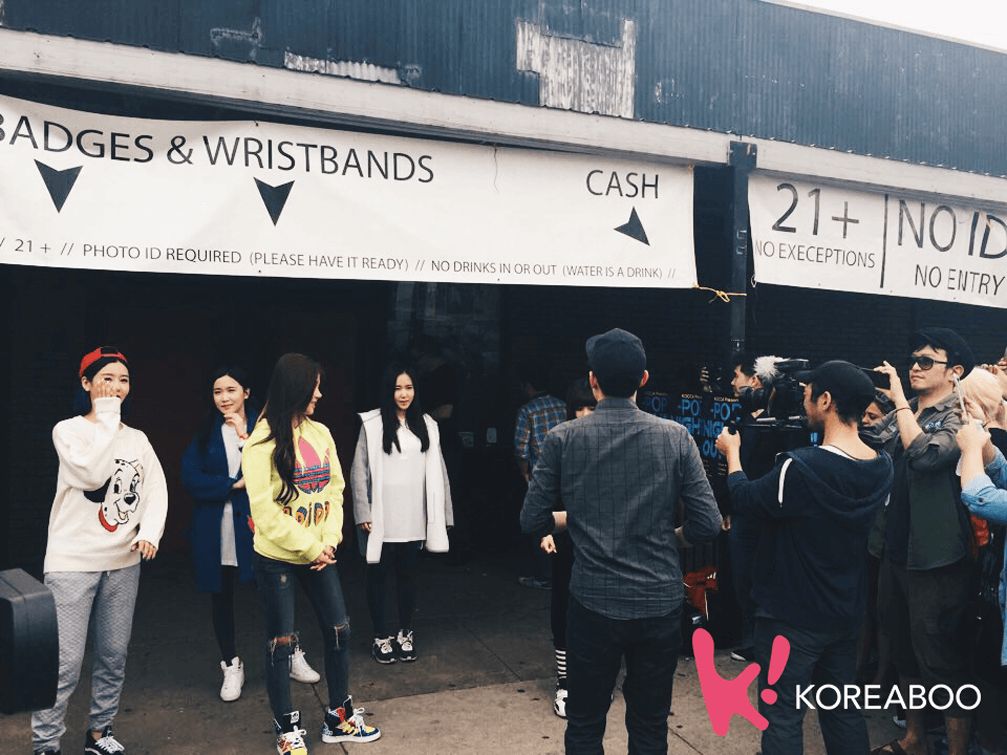 Be FUNNY Studios spotted filming new video with Crayon Pop at SXSW