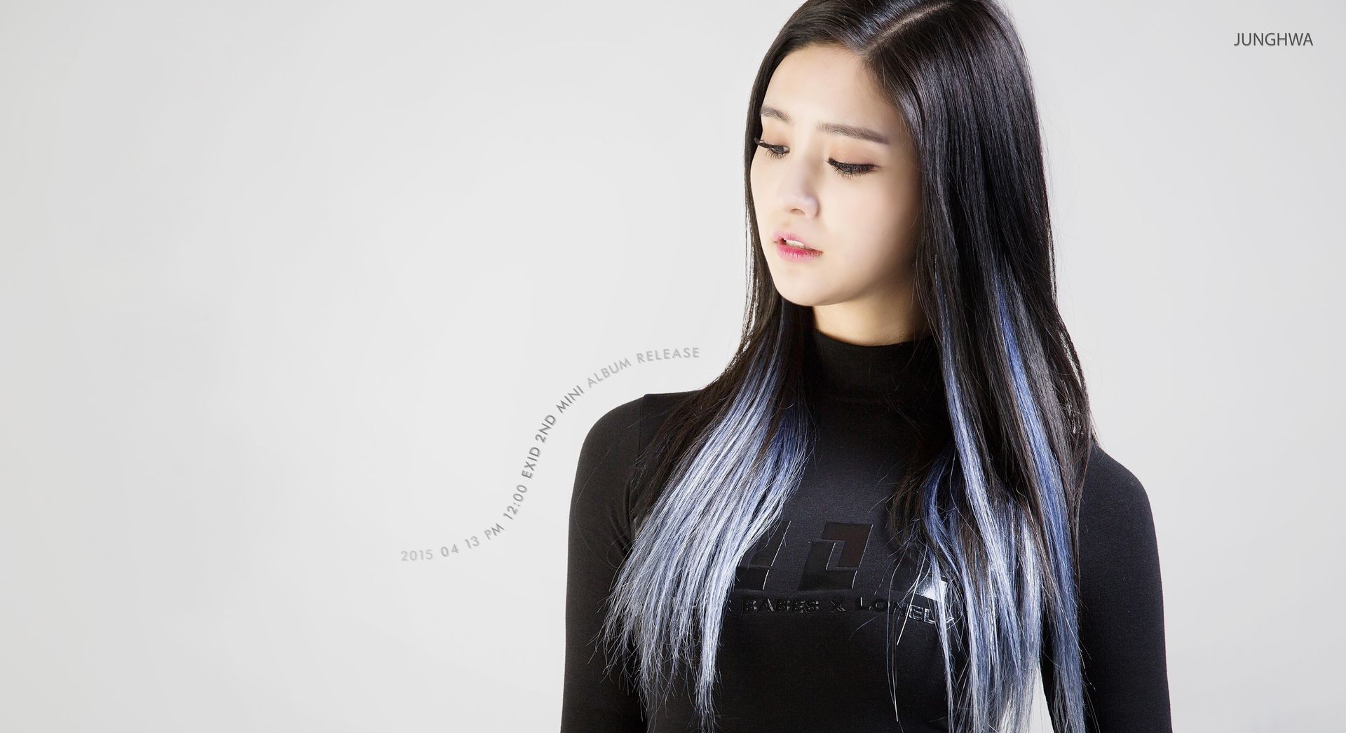 EXID's Junghwa is a gorgeous beauty in black for "AH YEAH"