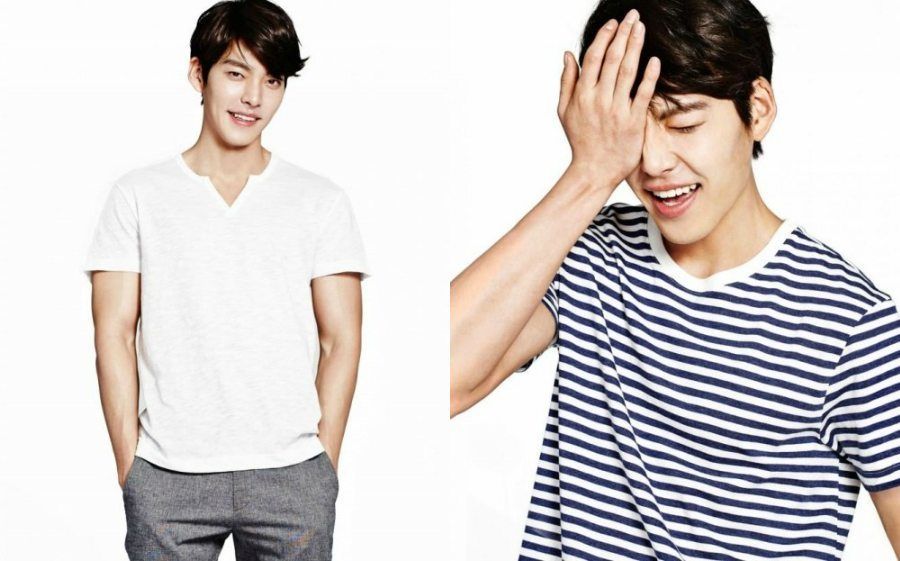 Kim Woo Bin poses flawlessly for Giordano