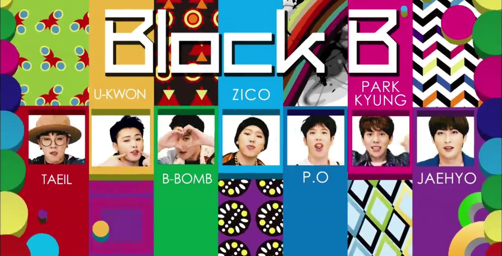 Block B is bright and colorful for "Her" MV Japanese web version