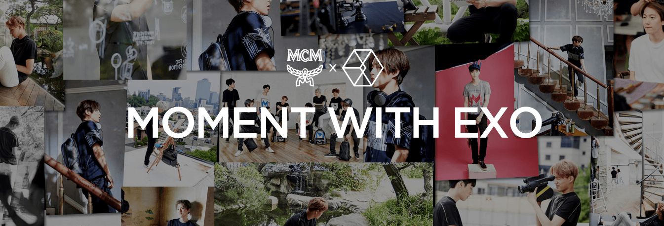 MCM shows off newest collaboration in a "Moment with EXO"