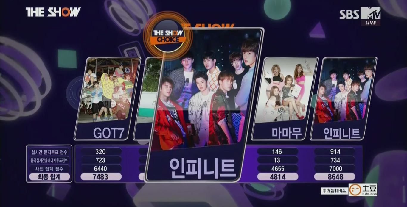 INFINITE takes their first win for "Bad" on SBS MTV's "The Show"