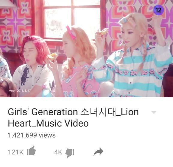 Girls' Generation's "Lion Heart" MV reaches 1.4 million views in over ...