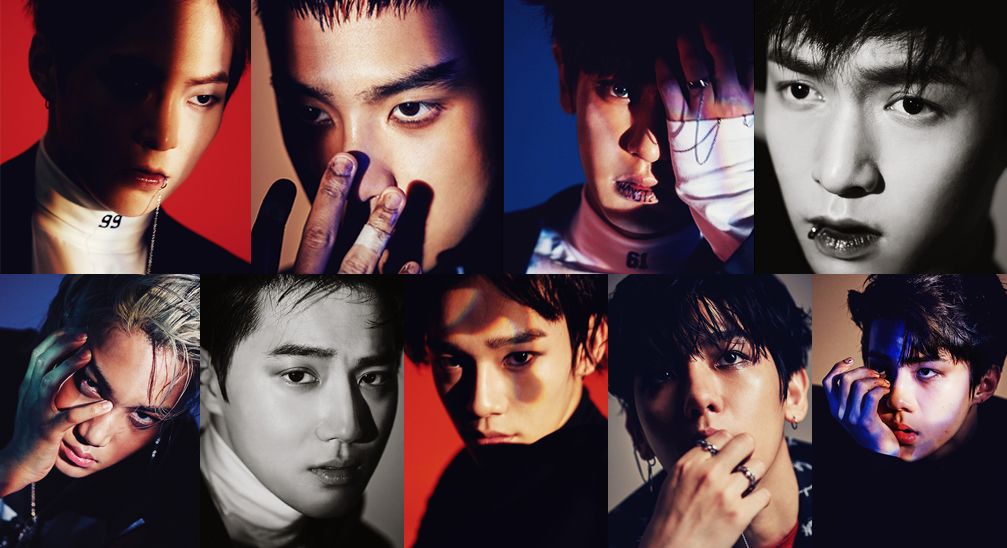 Here's how each EXO member would look with facial hair - Koreaboo