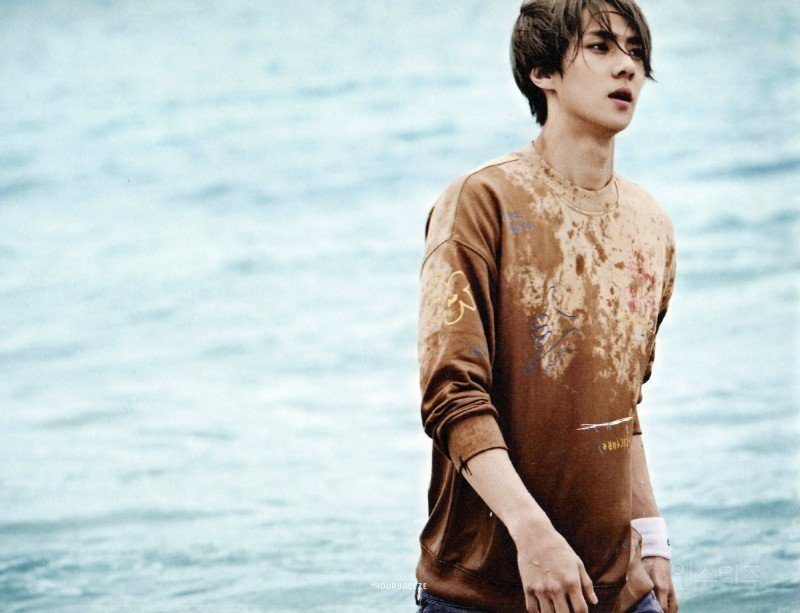 EXO Sehun shows off his muscles with sexy new shirtless photoshoot ...