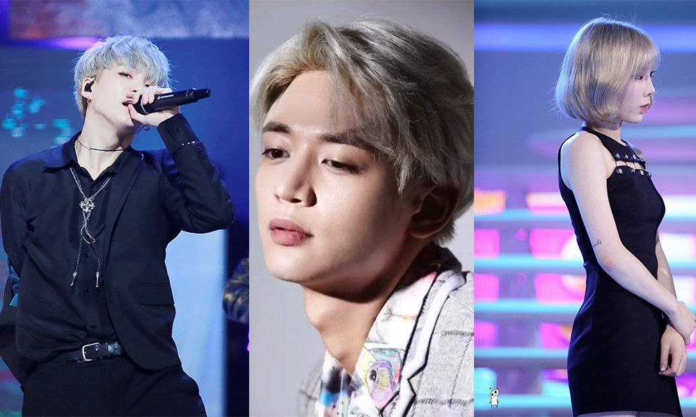 List of idols that look amazing in the most outrageous hair colors ...