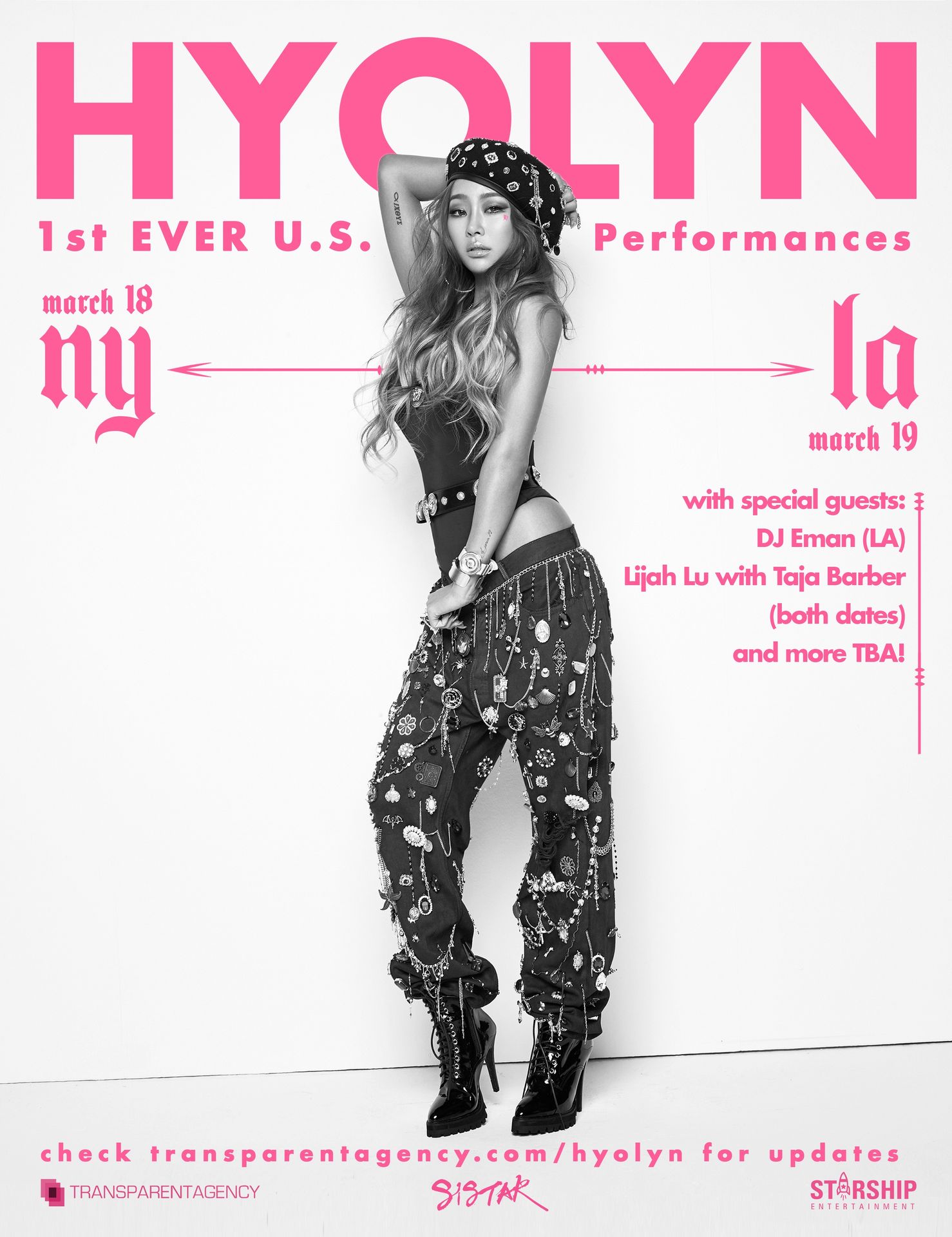 Hyolyn adds additional VIP Meet & Greet tickets for NY and LA - Koreaboo