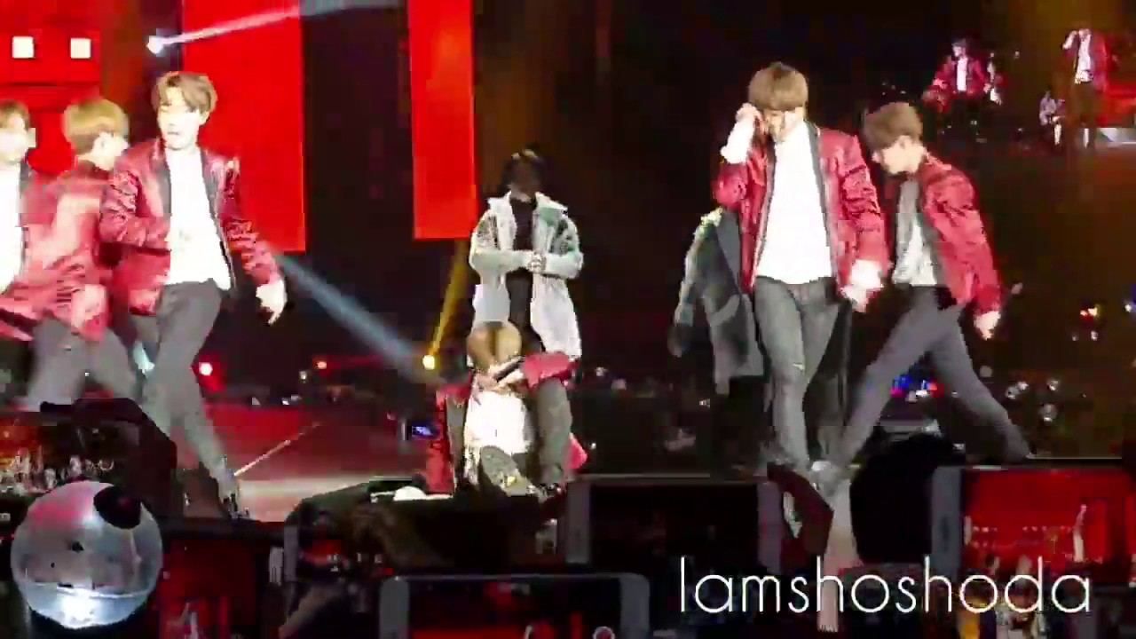 Jimin and J-Hope Suffer Hard Fall During "Fire" Performance in Hong ...