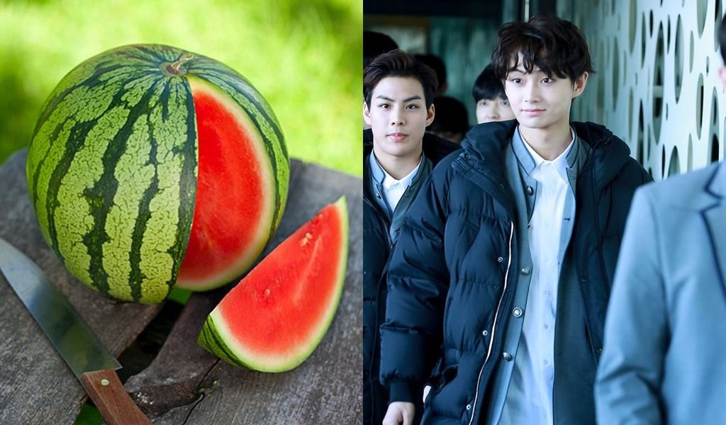 A fan took a watermelon to an idol's agency and got to see her bias ...