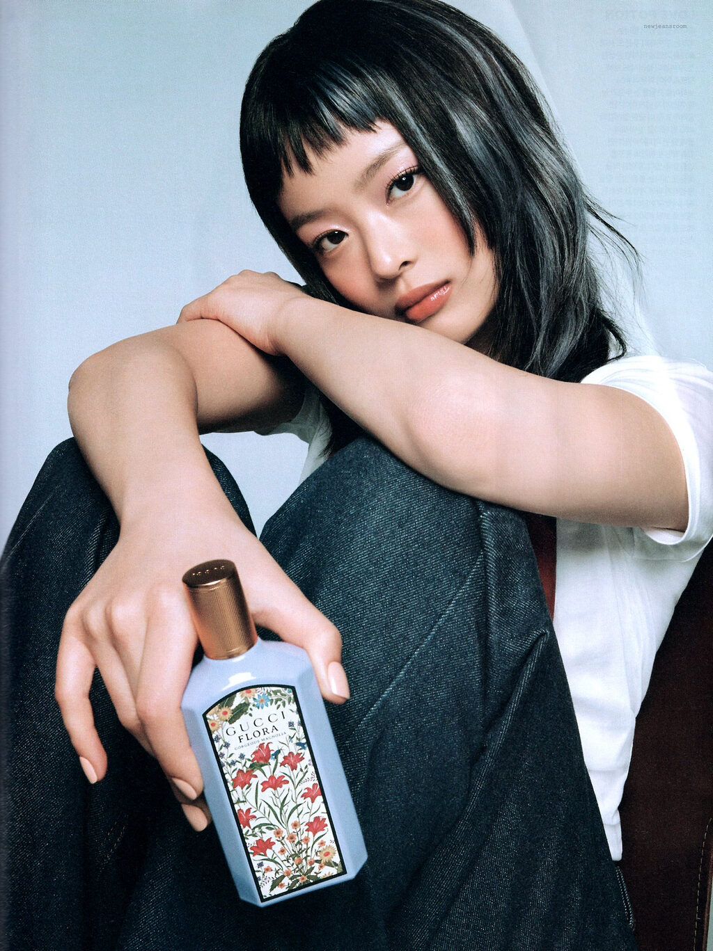 NewJeans' Hanni Models New, Choppy Hairstyle In Cosmopolitan Pictorial ...