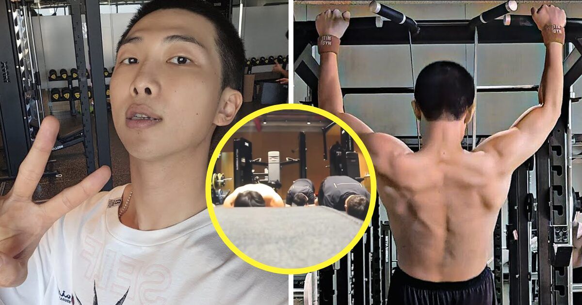 BTS's RM Shocks ARMY With Shirtless Workout Video...To NewJeans - Koreaboo