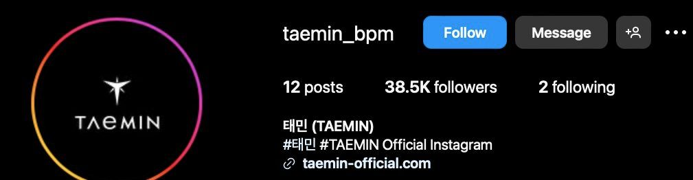 SHINee's Taemin Signs With BPM Entertainment, Releases New Logo ...