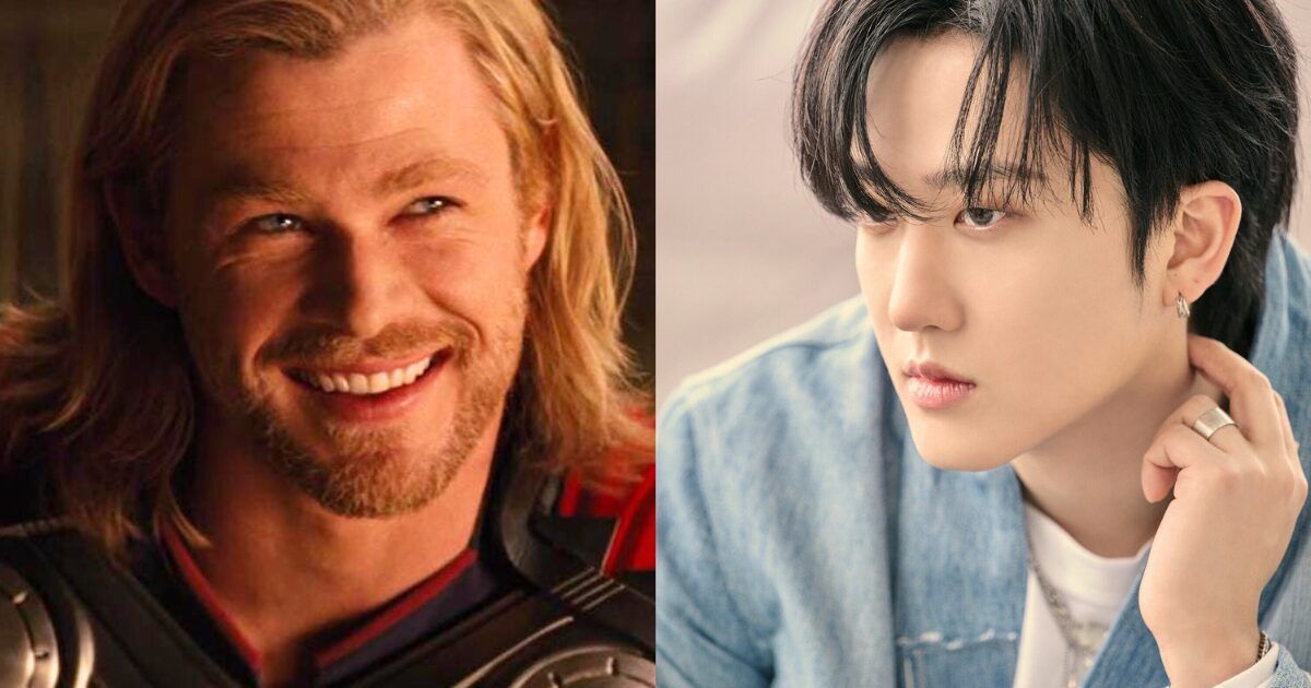 Chris Hemsworth Sweeps Stray Kids' Changbin Off His Feet At The 2024 ...