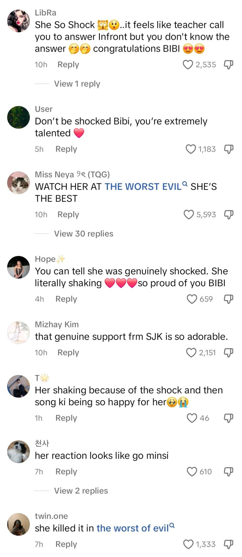 BIBI Goes Viral For Her Humble Reaction To Winning At The 2024 Baeksang ...