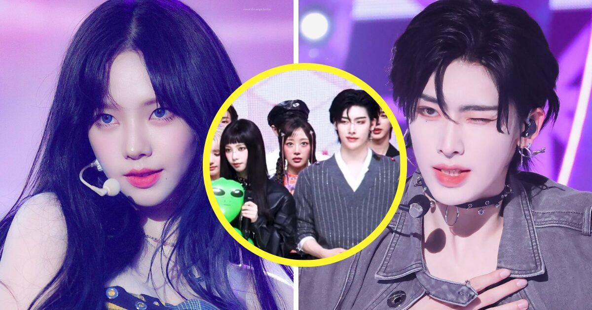 Aespa's Karina And ZEROBASEONE's Ricky Get Accidentally Photobombed - Koreaboo