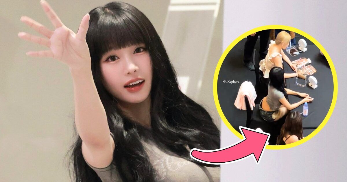 KISS OF LIFE's Natty Shocks Fans With Her Posture During Fansign - Koreaboo