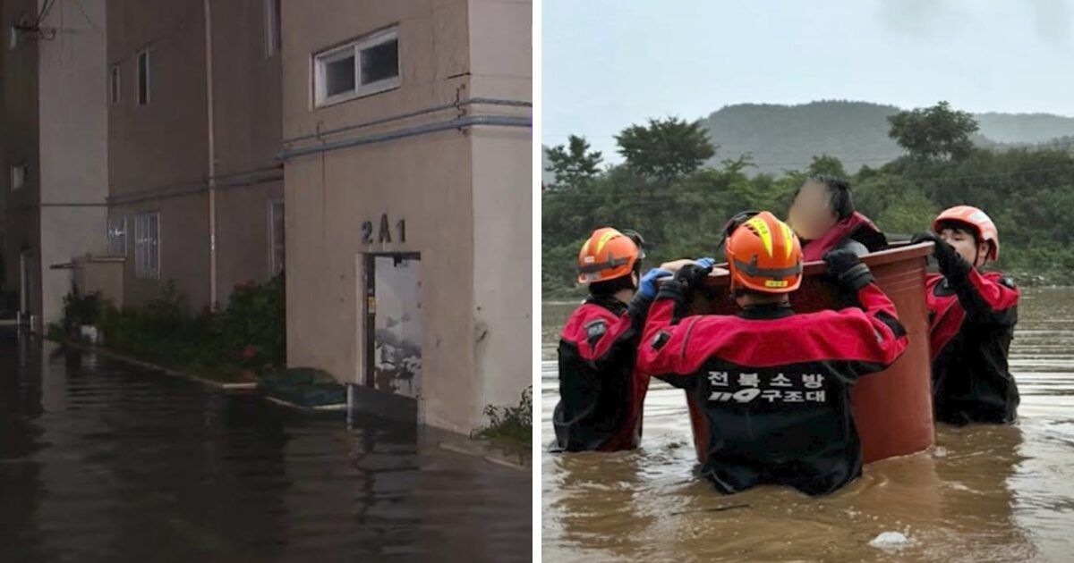 Korean Man Drowns Inside Flooded Elevator While Begging For Help - Koreaboo
