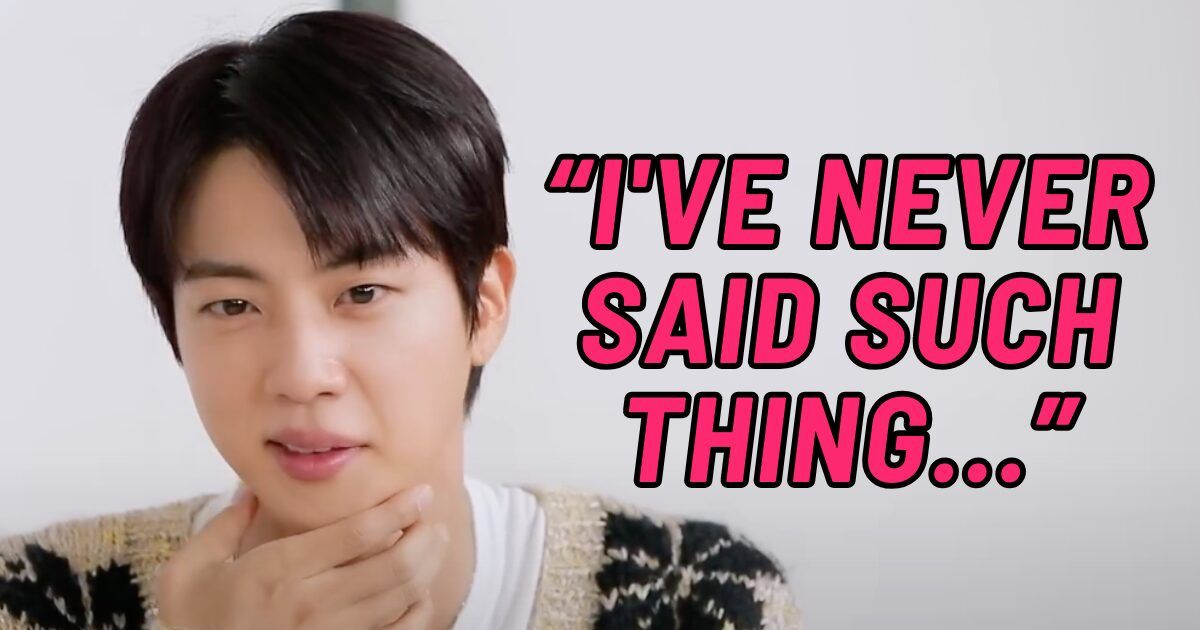 BTS's Jin Clears Up Viral Misinformation About Himself - Koreaboo