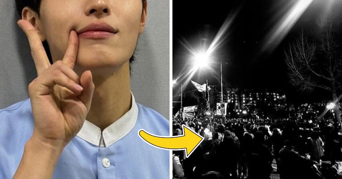 Popular Actor Attends All-Night Protest Against The Korean Government ...