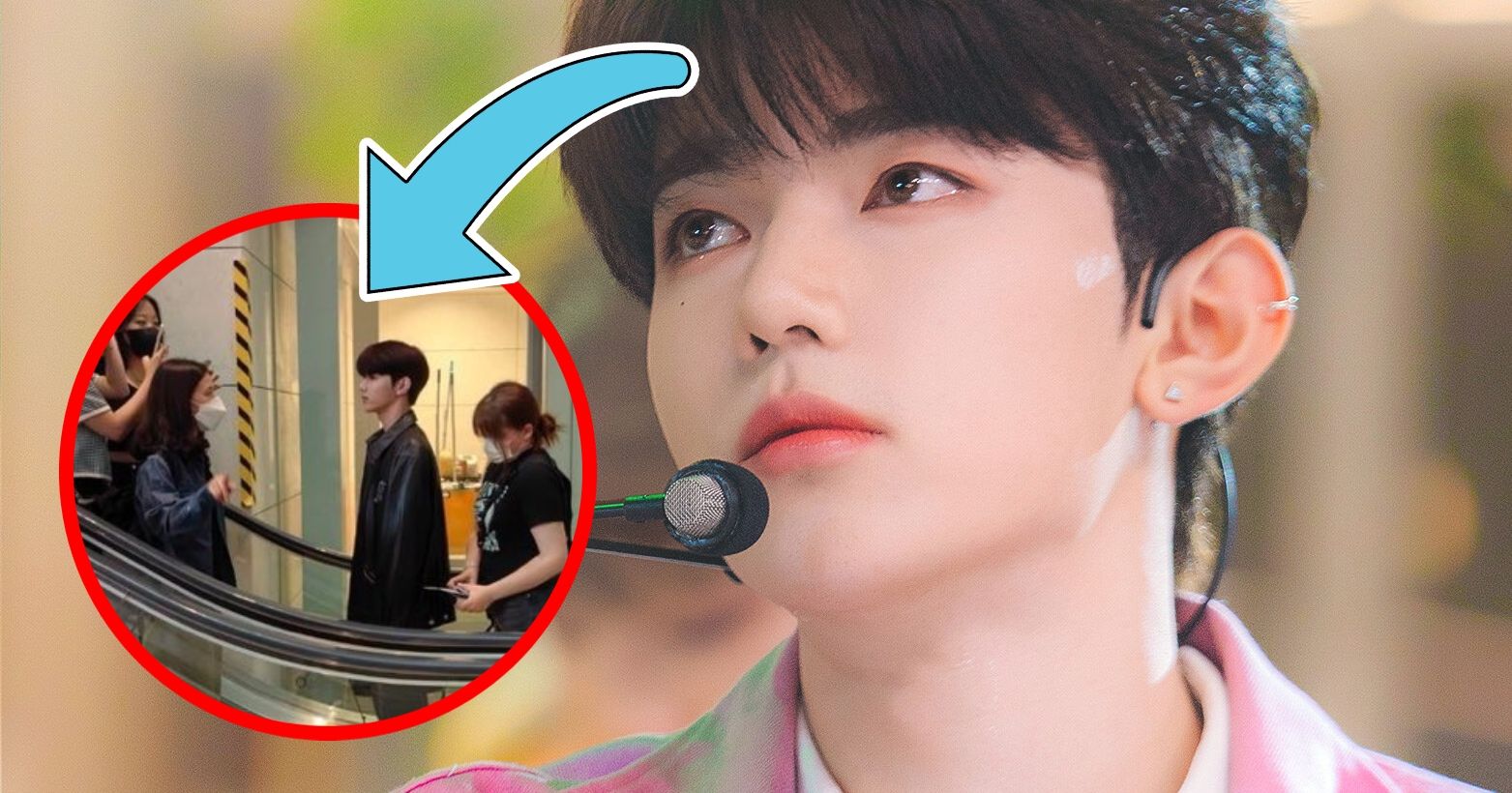 Netizens React To Eerie Photos Showing The Reality Of Being A K-Pop Idol In Public Featuring ...