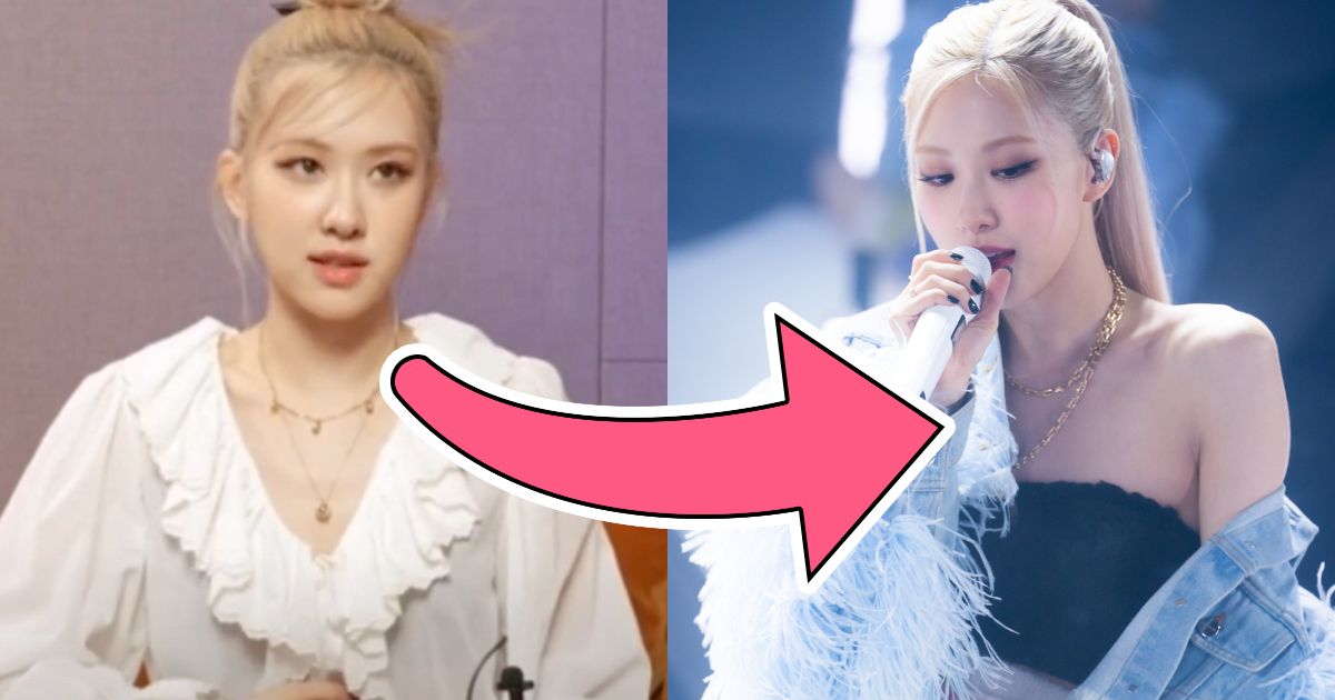 BLACKPINK's Rosé Reveals Something She Does Before Recording Or ...