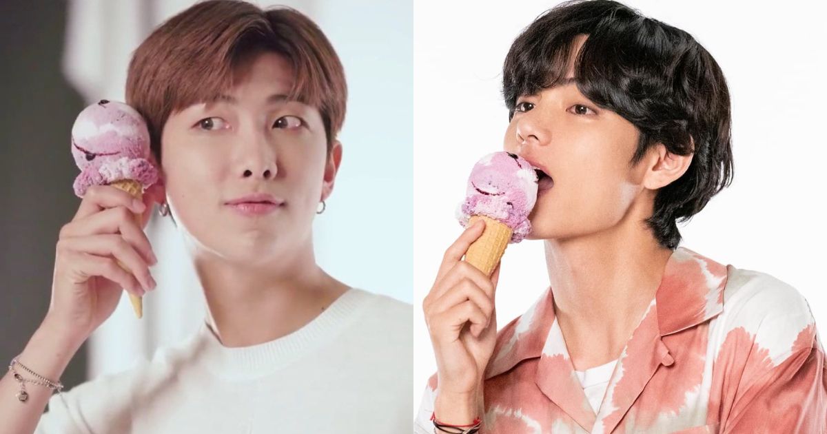 BTS's RM And V Almost Got Caught Eating Ice Cream When They Were ...