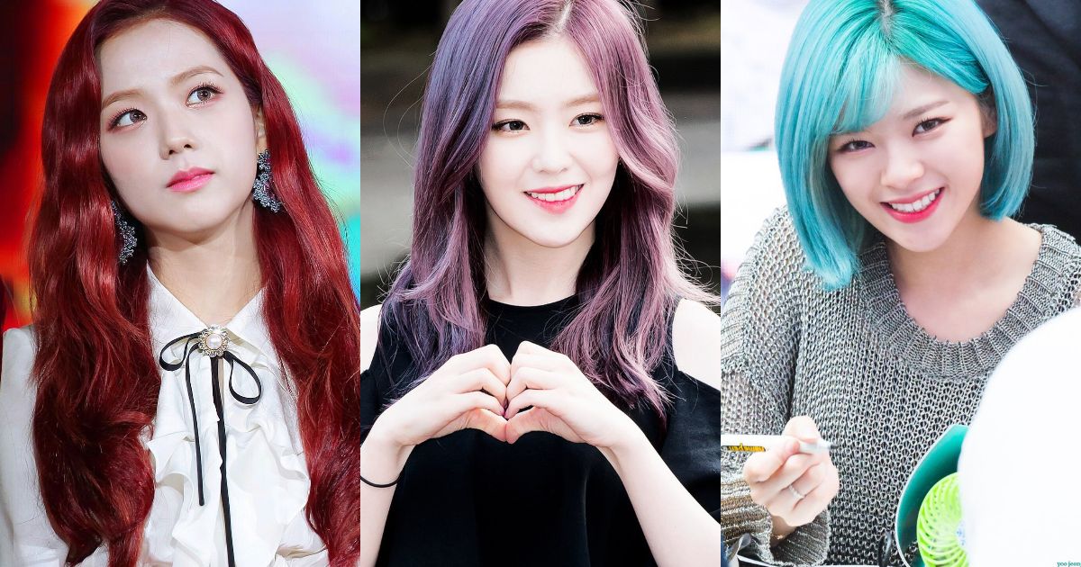 30+ Female Idols Who Totally Rock Bright Hair Colors - Koreaboo