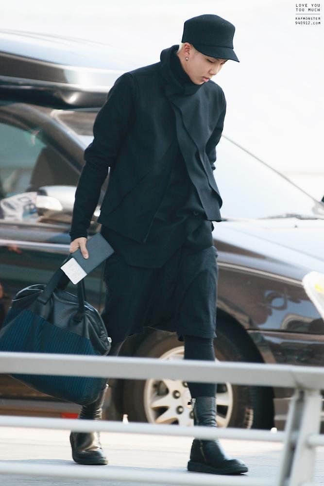 10+ Times BTS's RM Rocked Black Outfits That Radiated "Rich CEO" Vibes ...