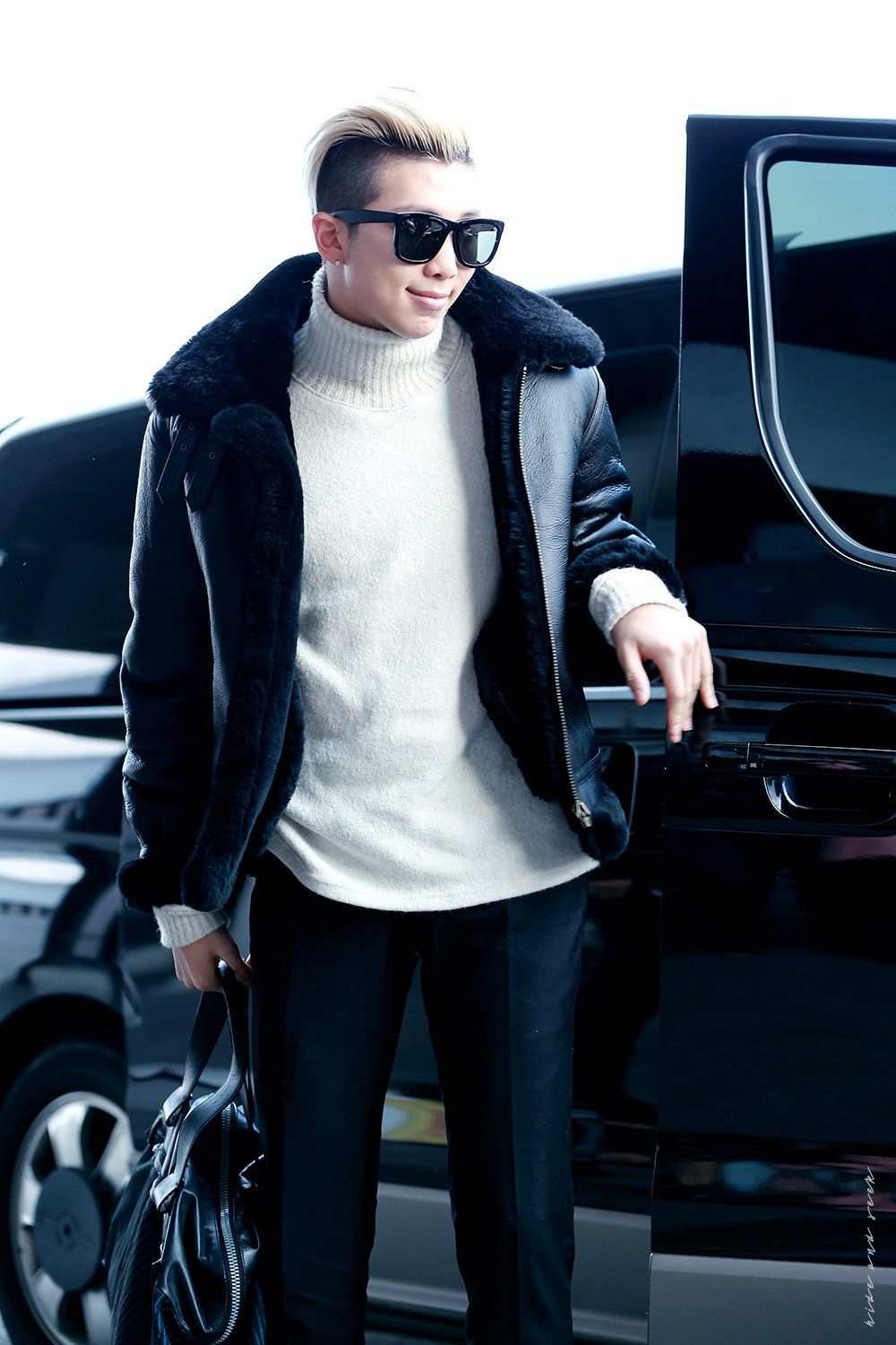 10+ Times BTS's RM Rocked Black Outfits That Radiated "Rich CEO" Vibes ...