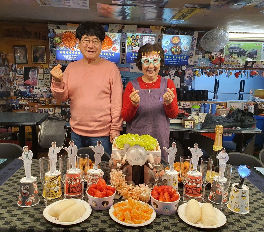 Owner Of BTS’s Trainee Days Restaurant Celebrates Their GRAMMY ...