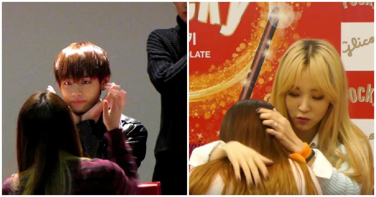 10 Gifs Of K-Pop Idols Giving Fans Heartwarming And Ultimate Fan ...