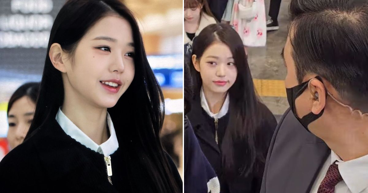 IVE's Jang Wonyoung Is Going Viral After Becoming Embarrassed At The Airport Because Of Her ...