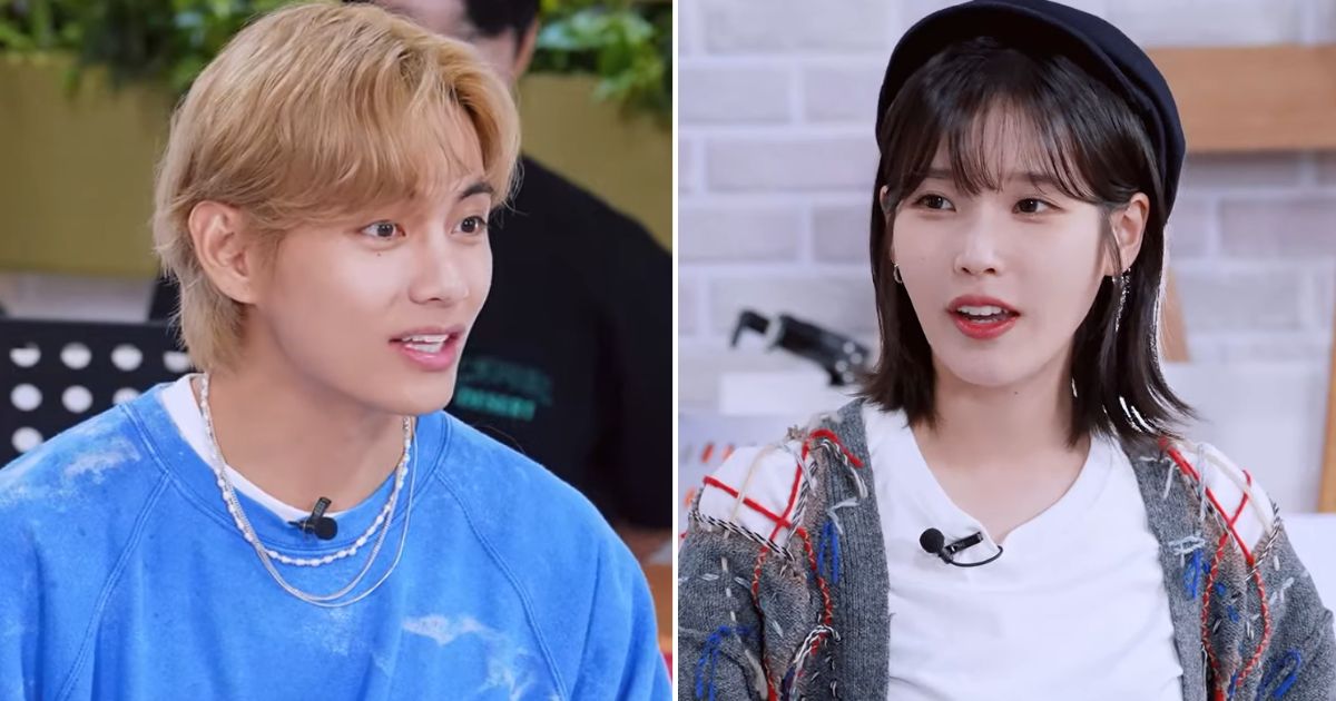 BTS V Hilariously "Accuses" IU Of Teasing Him During "IU's Palette ...