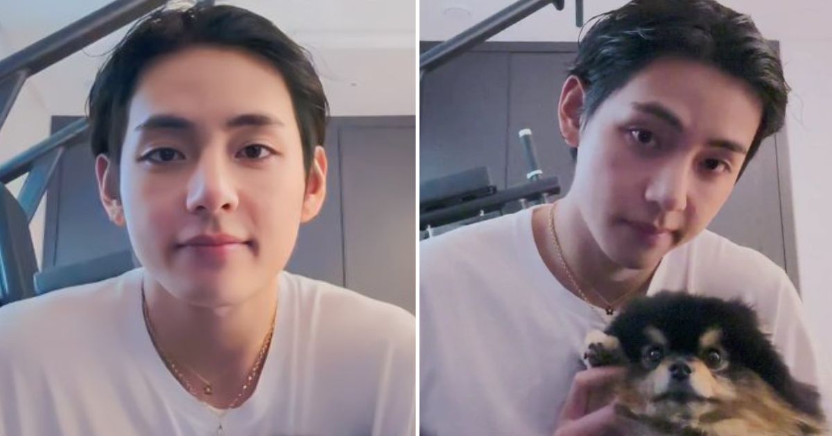 BTS's V Starts A Live Broadcast Because Of Yeontan — And Ends It ...