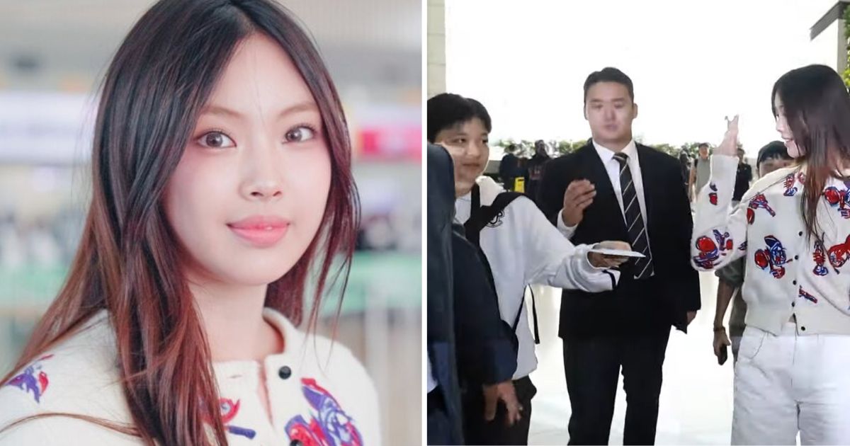 NewJeans' Hyein Is Going Viral For Her Unexpected Interaction With A Young Male Fan At Incheon ...
