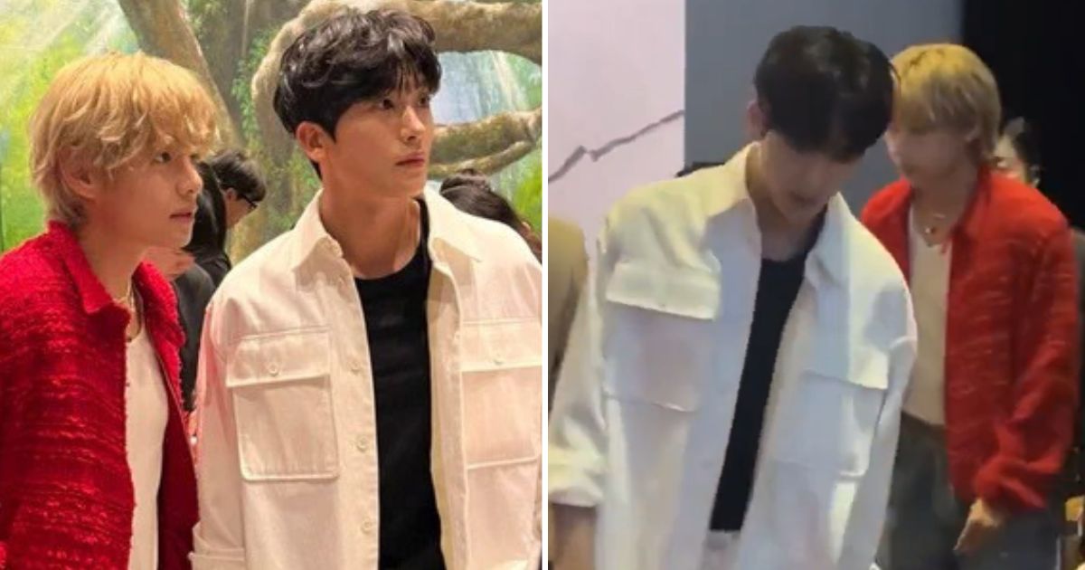 Wooga Squad's Park Hyung Sik Is Gaining Attention For His Behavior With BTS's V At The "Concrete ...