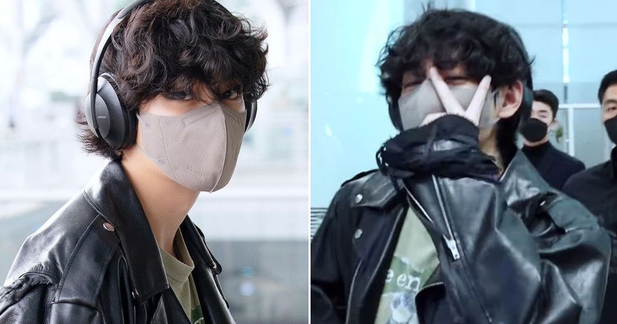 BTS's V Showcases His Killer Visuals And Personality Towards Reporters ...