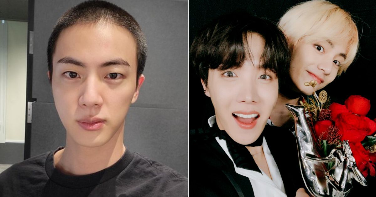 BTS's J-Hope And V Send Heartfelt Messages To Jin Following His Military Enlistment - Koreaboo