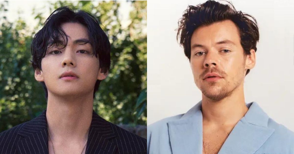 BTS's V And Harry Styles Are Rocking The Same Gender-Defying Trend In ...